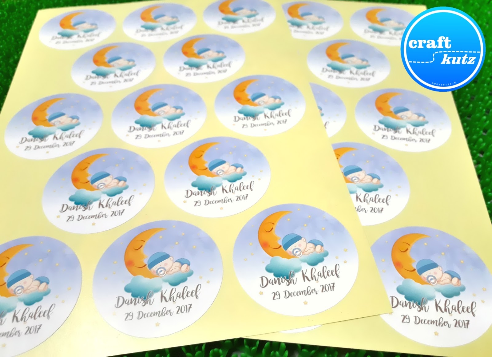 Celebrating Baby Arrival Sticker ~ Craft Kutz