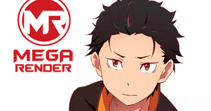 Render Re-Zero Anime Subaru Natsuki | MEGA RENDER
