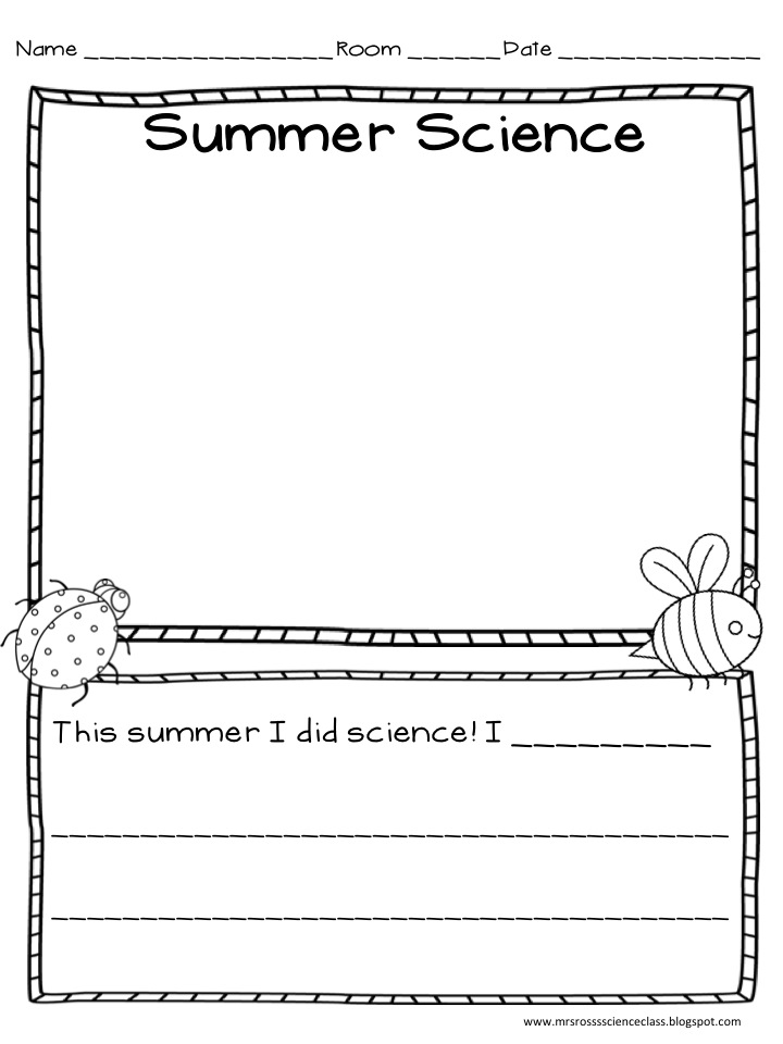 Mrs. Ross's Science Class: Back To School Science Writing Pack