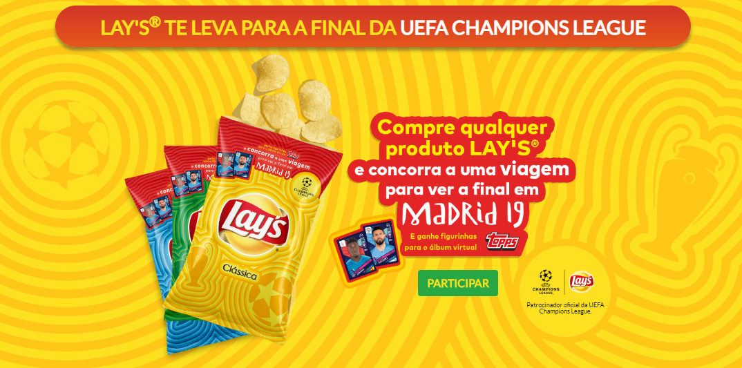 Promoção LAY'S Final Uefa Champions League