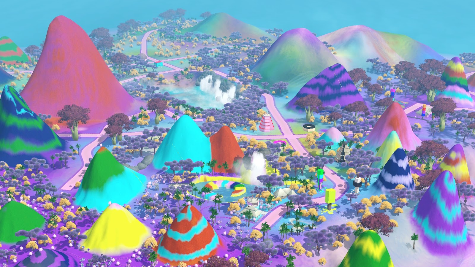Cink's Sims : Candyfornia - colourful world