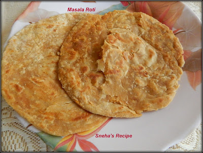 Masala Roti #BreadBakers - Sneha's Recipe