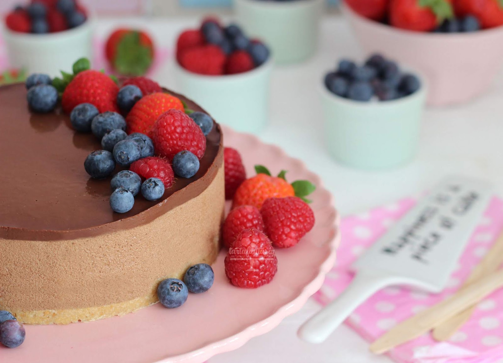 Tarta Mousse de Chocolate - TartaFantasía