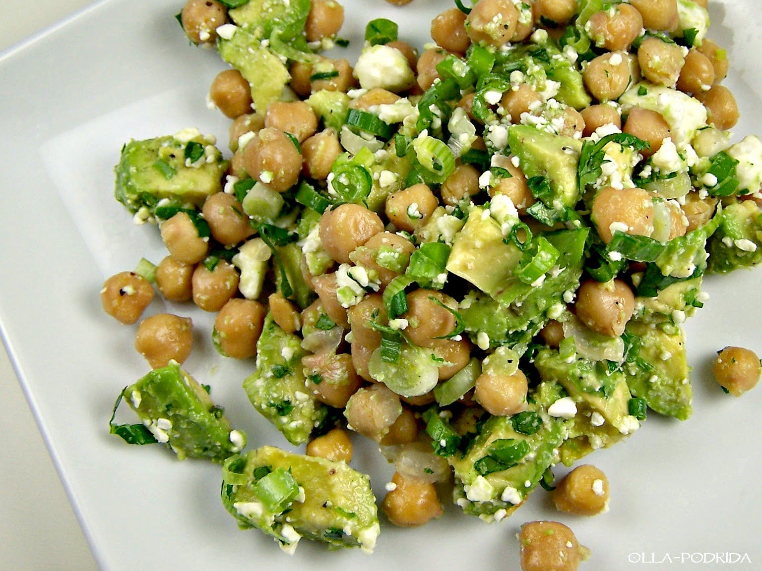 Olla Podrida Chickpea Avocado And Feta Salad