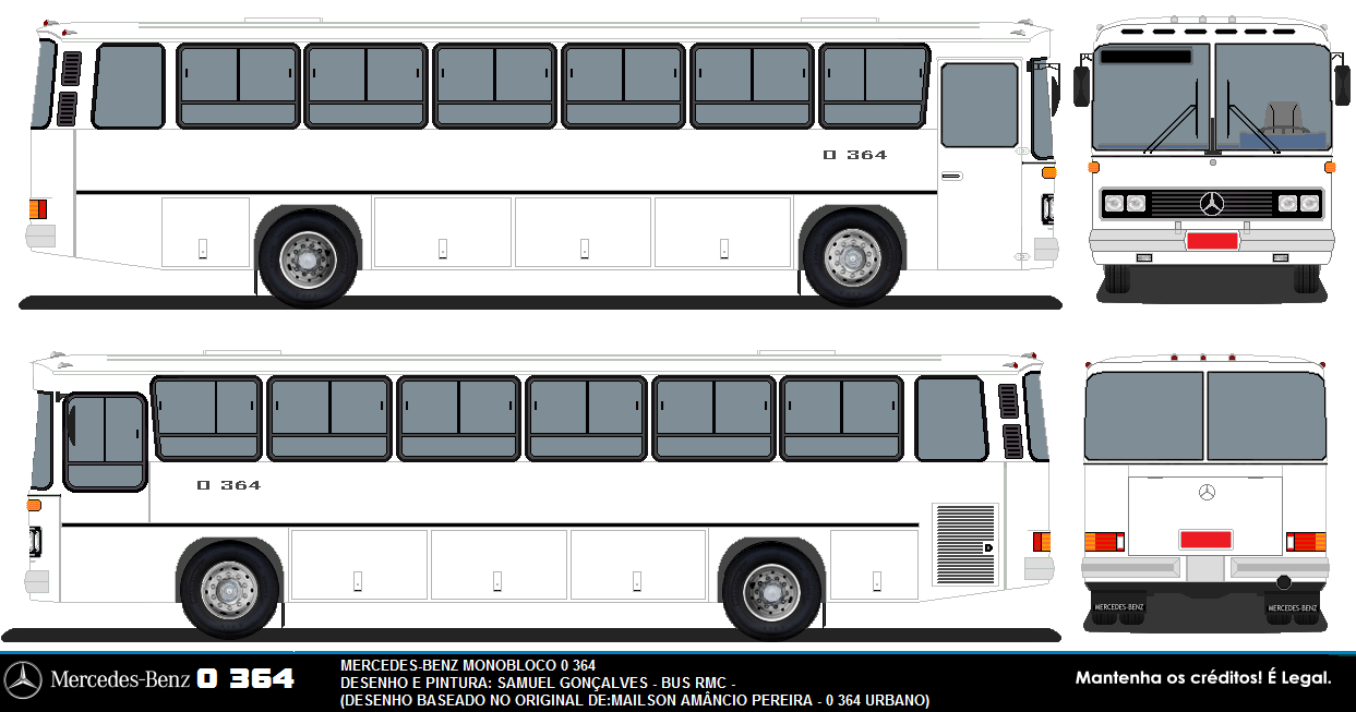 Central Bus: Monobloco Mercedes-Benz O-364 R