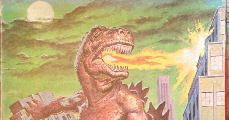 the sphinx: Godzilla Puzzle "City Rampage" (HG Toys #458-02, 1978)