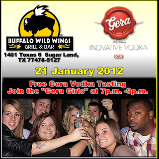 geravodkahouston: Gera Vodka Tastings