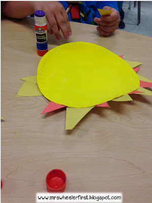 Mrs. Wheeler's First Grade Tidbits: Sunshine Craft
