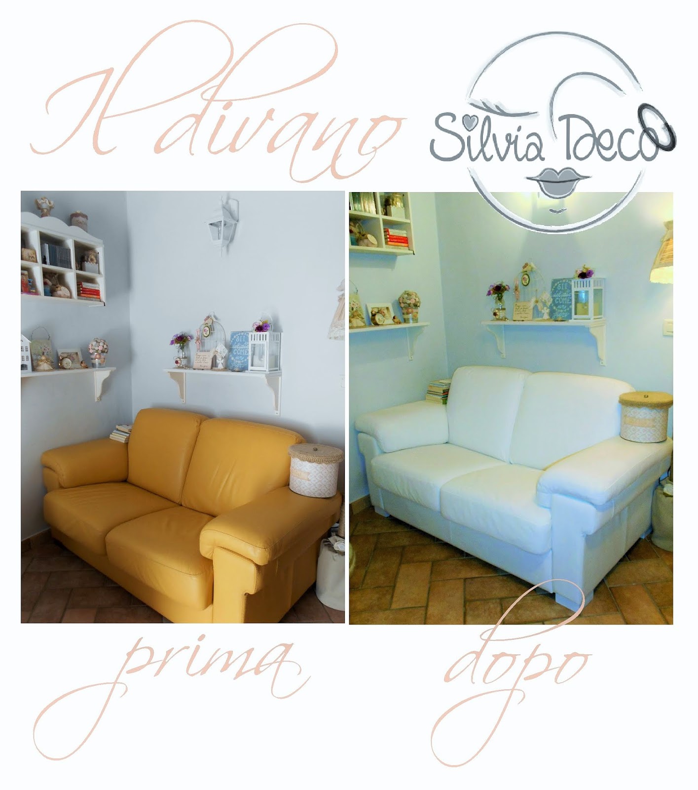 Silvia & Family Decò: Il divano....dipinto e rinnovato