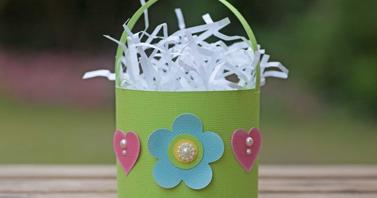 i love 2 cut paper: Flower Gift Basket