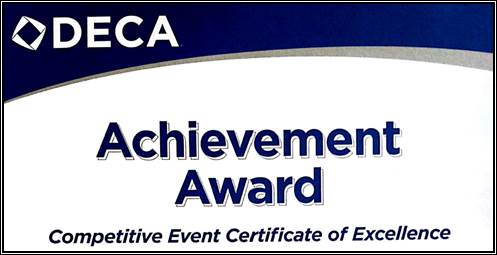 MERSD Superintendent's Corner: Congratulations DECA Achievement Award ...