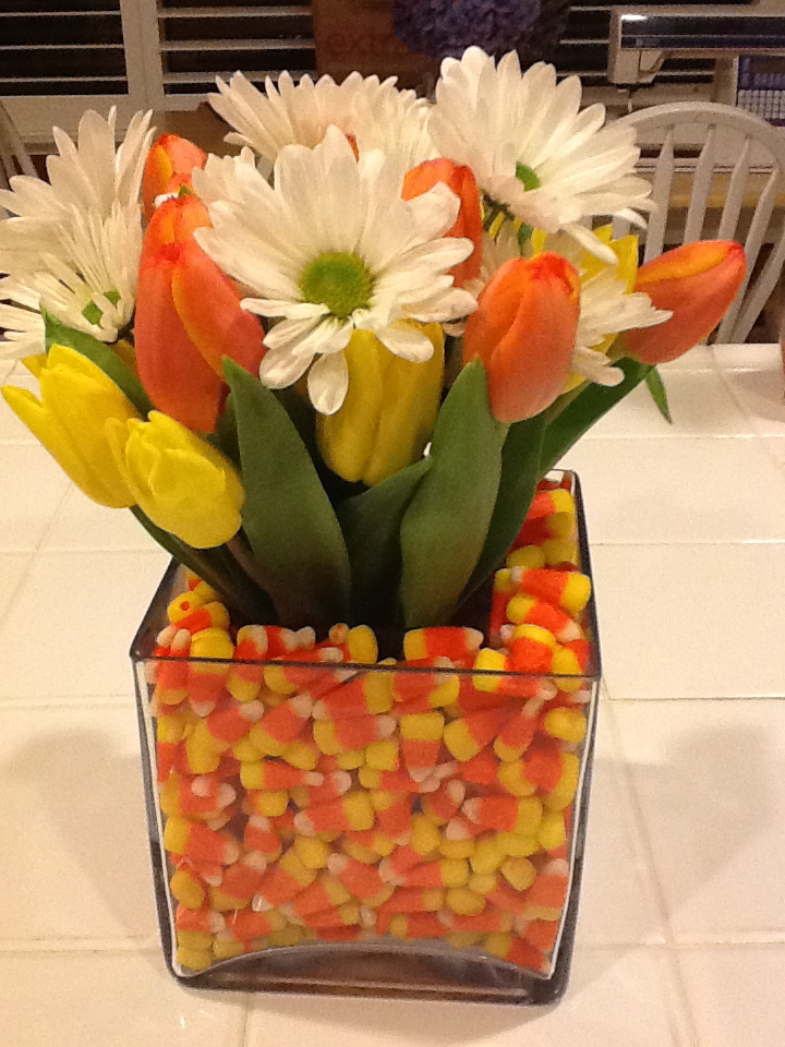 Cooking and Crafting My Way: Candy Corn Bouquet