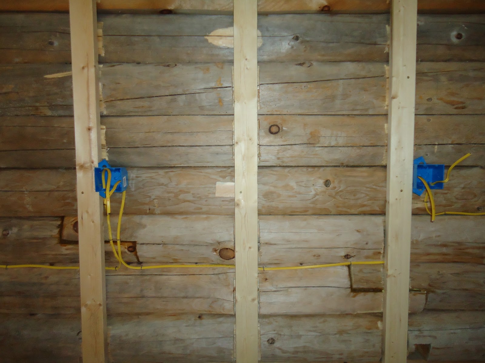 At Home In Logs: Wiring the kitchen