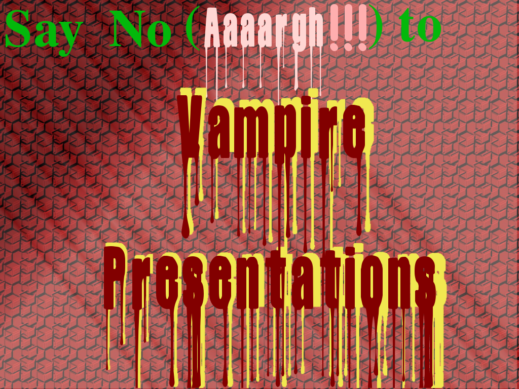 Creative Temperament: The Vampire Presentation