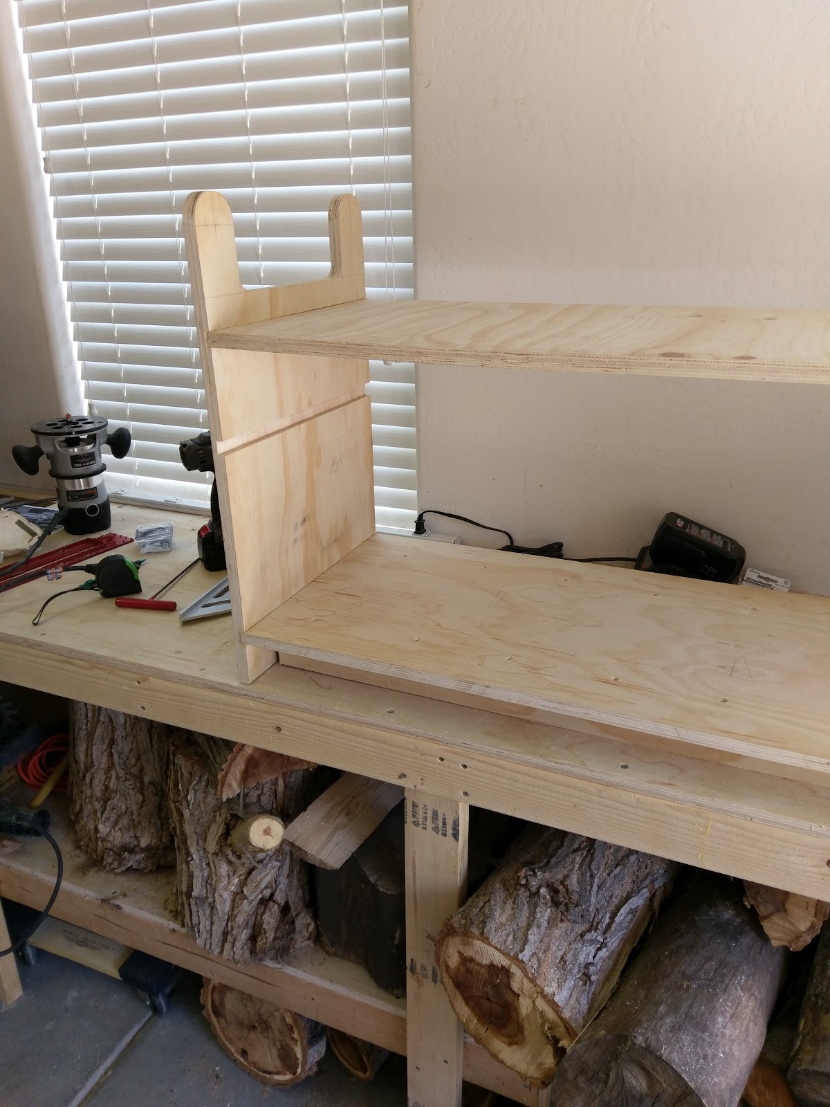 Storage: A Cabinet Under The ShopSmith, Part 2 ~ Learning Woodworking ...