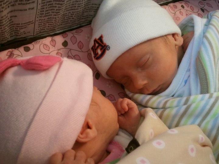 Tripp Party of Five: Twins: from birth story to birth day