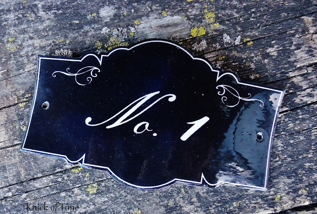 How To Make an Antique Enamel Sign from Knick of Time Interiors