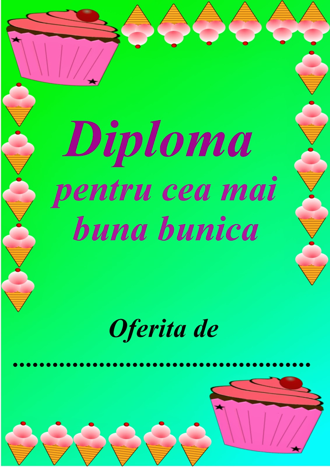 La gradinita: DIPLOME SI FELICITARI