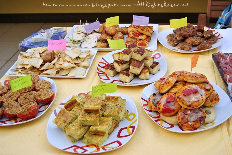 Tentar non nuoce: Un buffet per 5 (e io cucino sempre per 15!!)