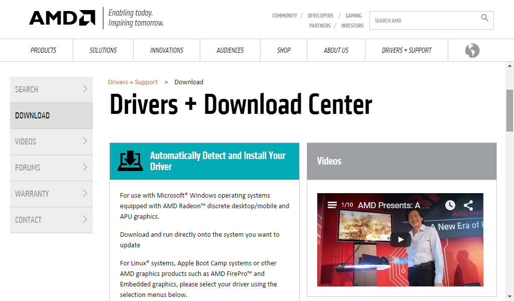 TU SOFTWARE SOLUCIÓN: Descarga de drivers