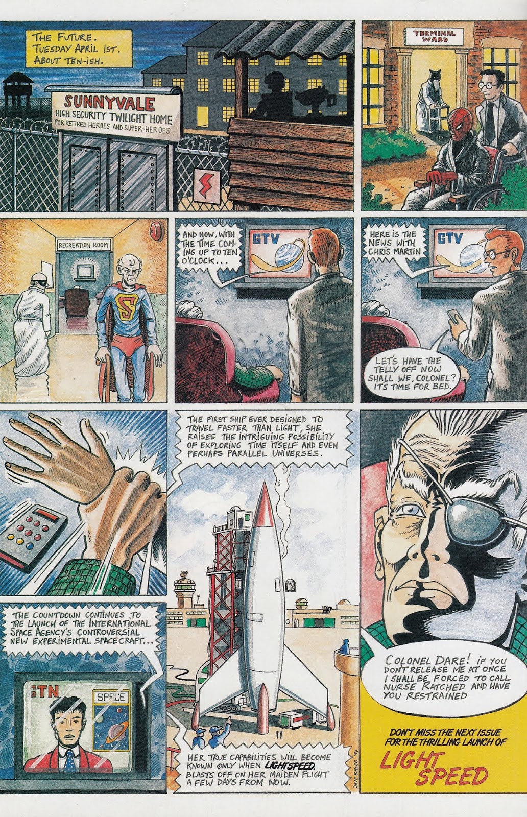 Boys Adventure Comics: Lightspeed and (not) Dan Dare - part 1