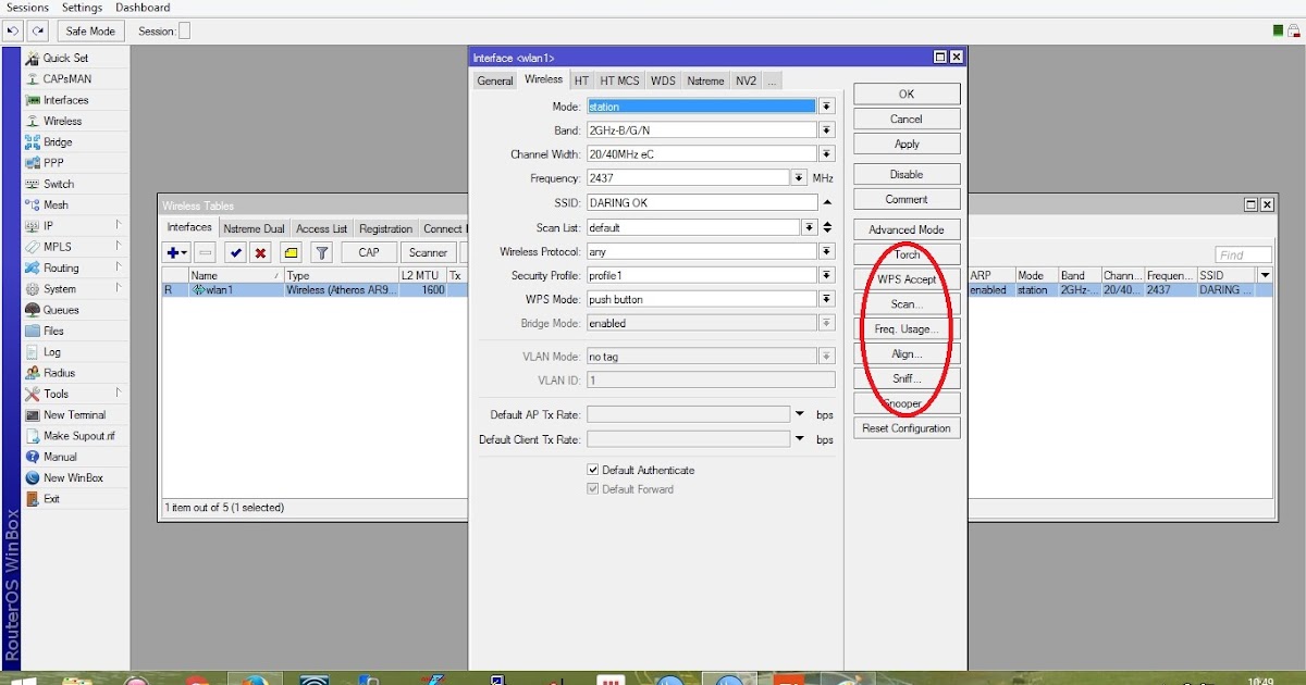 WIRELESS TOOLS PADA MIKROTIK