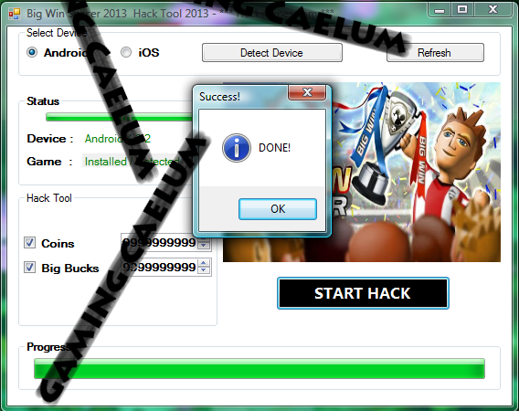 Big Win Soccer Hack Tool 2013 ~ Gaming Caelum