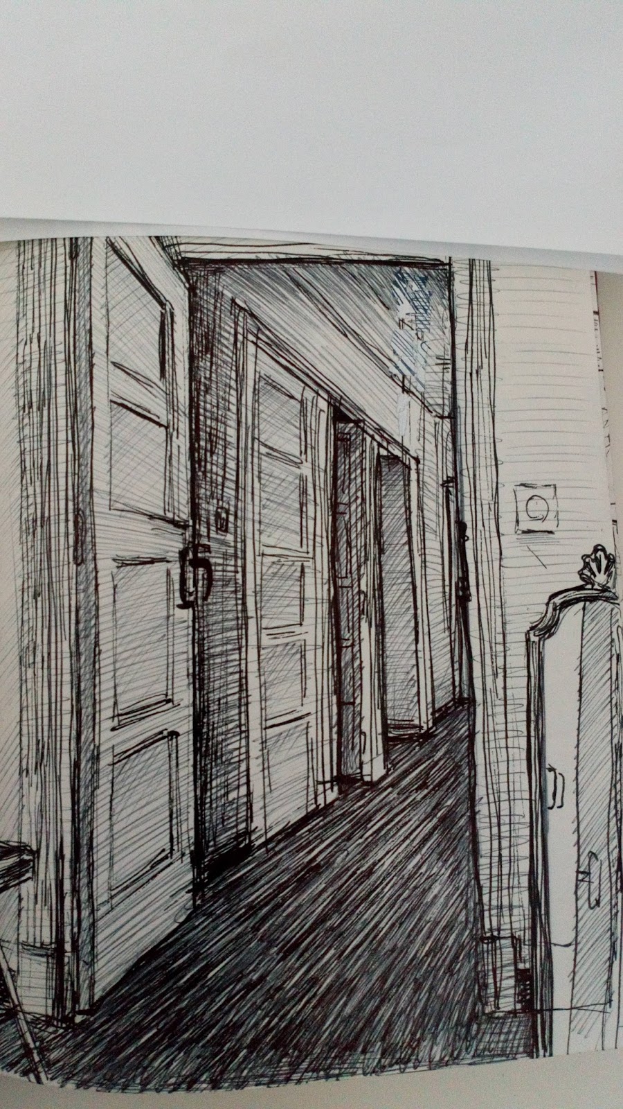 le bel de mai: l'absence (extrait accompagné d'un dessin d'Eric Doussin)