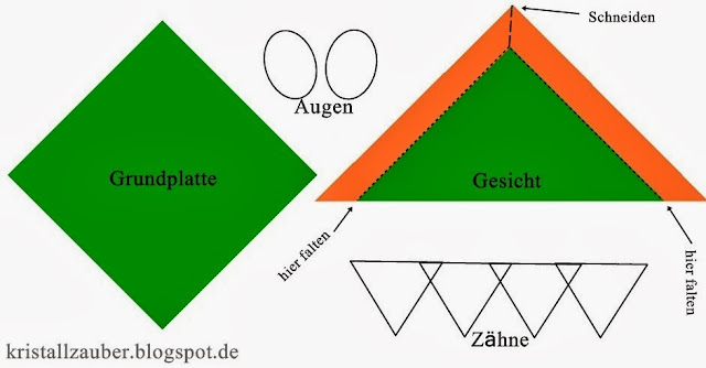 Kristallzauber: {DIY} Monster - Lesezeichen - Ecke