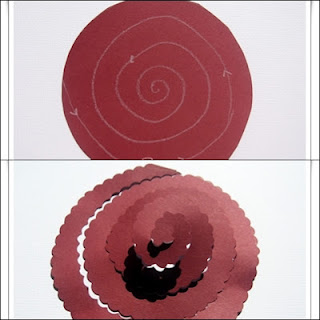 Sweet Handmade •: Tutorial - Spiral Rose