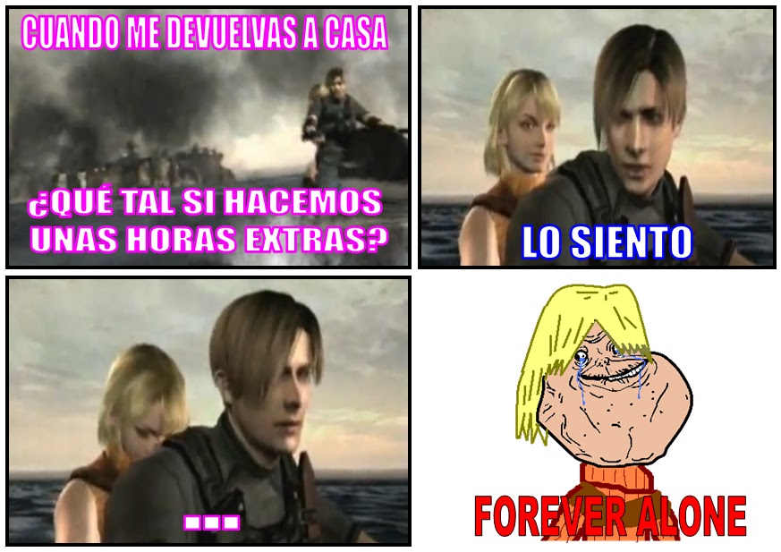 BORRADORES DE MI MUNDO: Resident Evil 4 : Meme