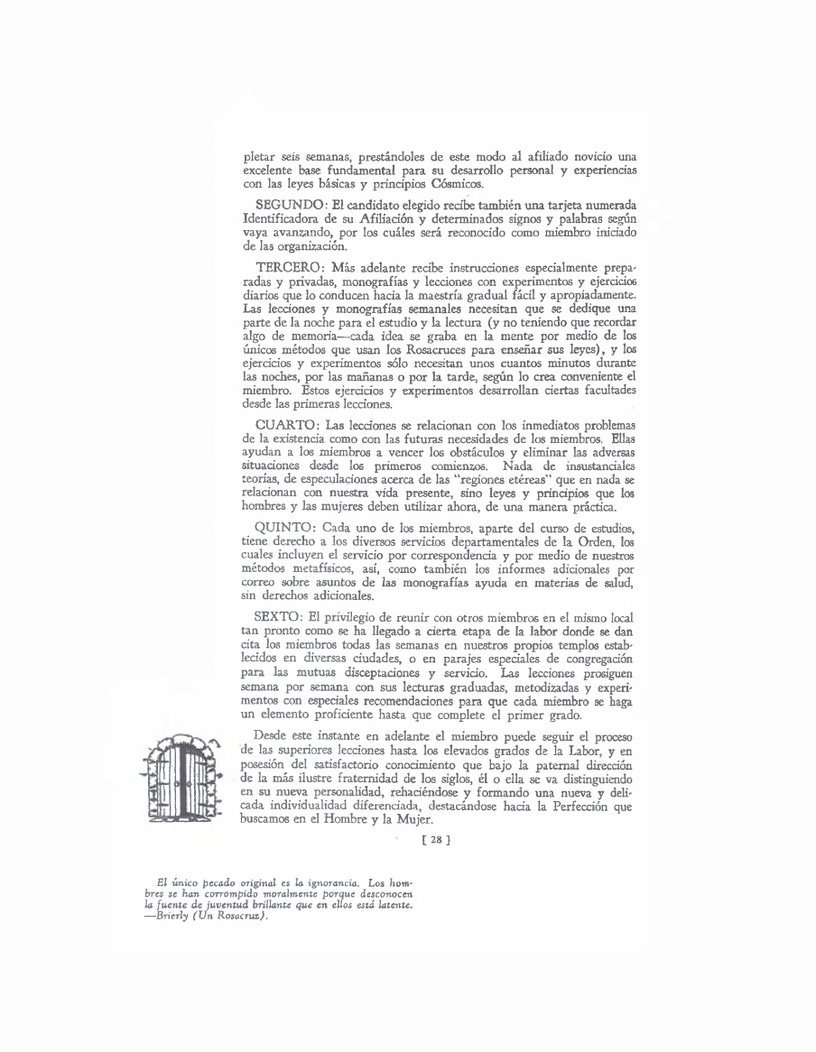 Magnum Opus Aeternam : La Sabiduría de los Sagaces (1934)