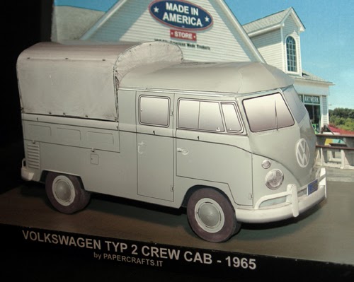 Papercraft - Volkswagen Crew Cab - Papercraft4u | Free Papercrafts ...