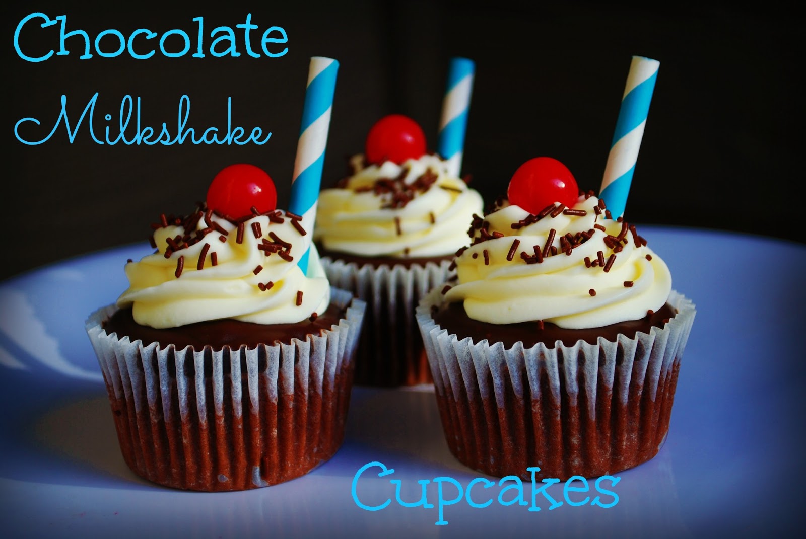 Lexi's Treats: Chocolate Milkshake Cupcakes