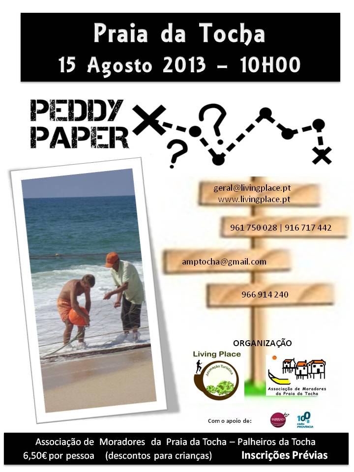 Living Place - Animação Turística: Peddy Paper na Praia da Tocha | 15 ...