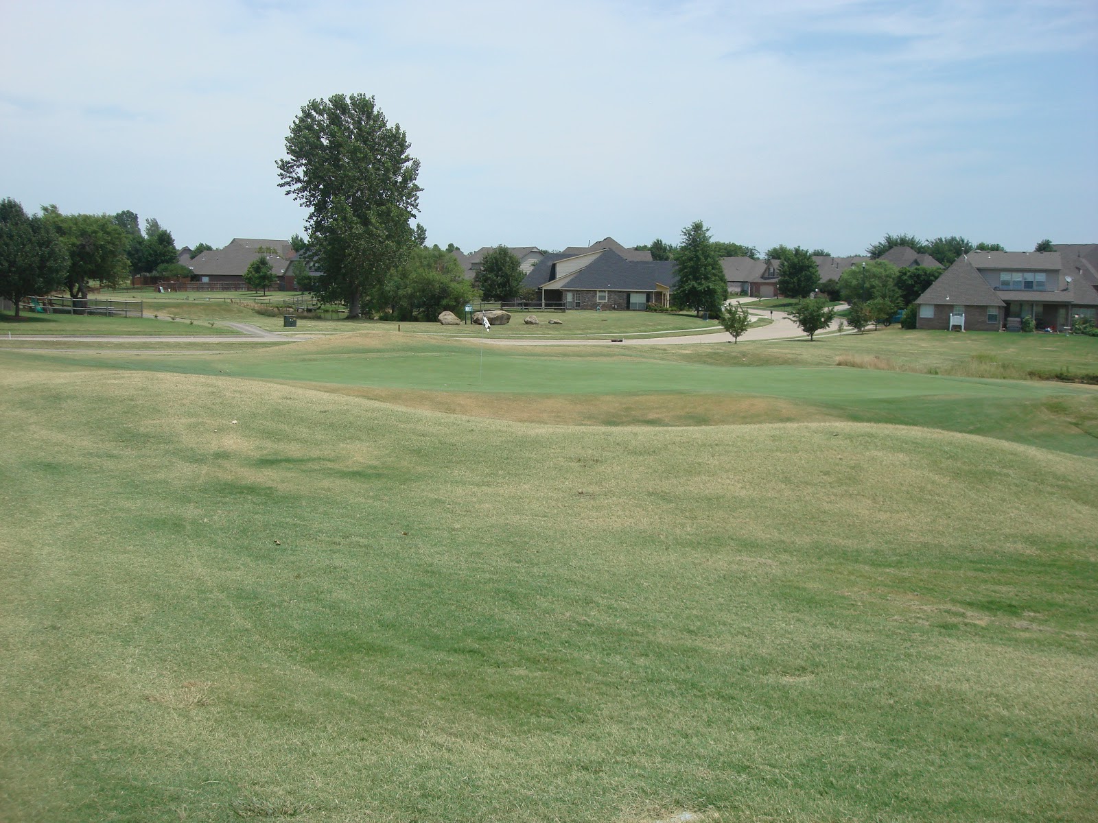 Grounds Department Blog: Effects of drought on golf course