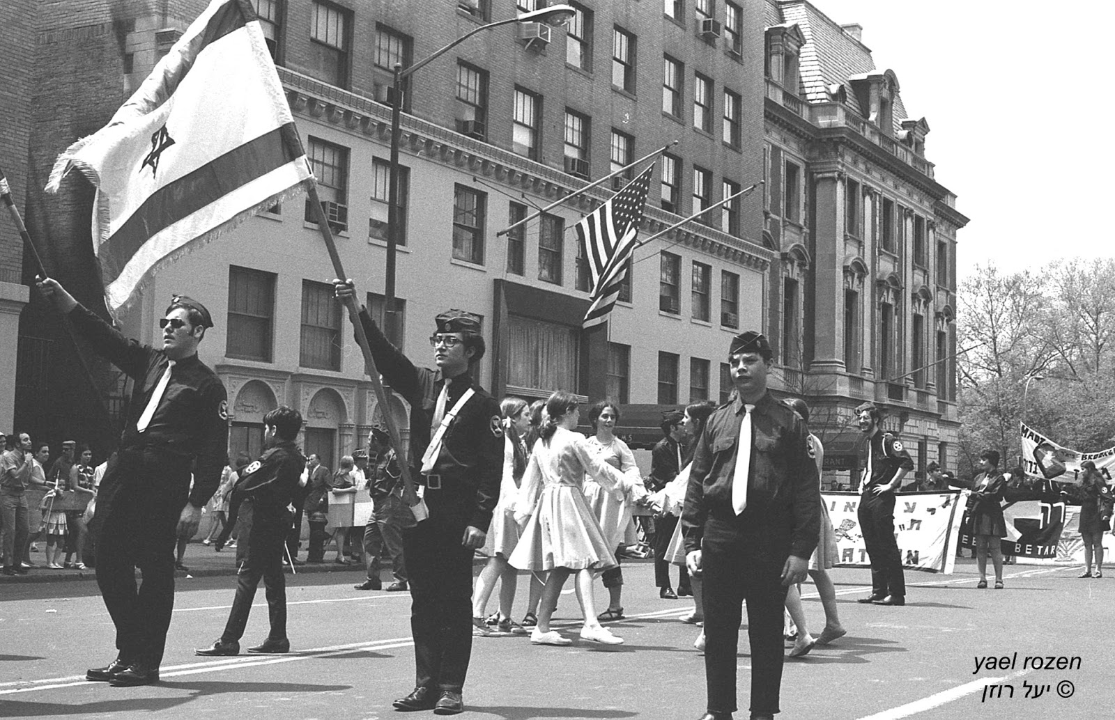 Betarim In North America: Betar Marching in 1969 Salute to Israel Parade