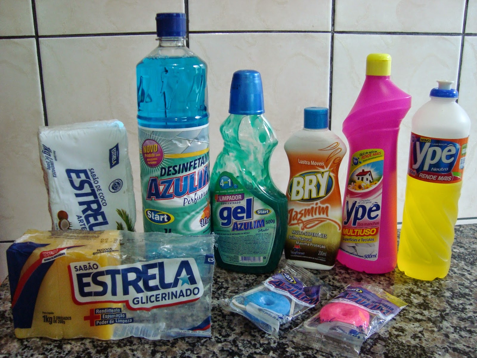 Sempre Simples: Produtos de limpeza