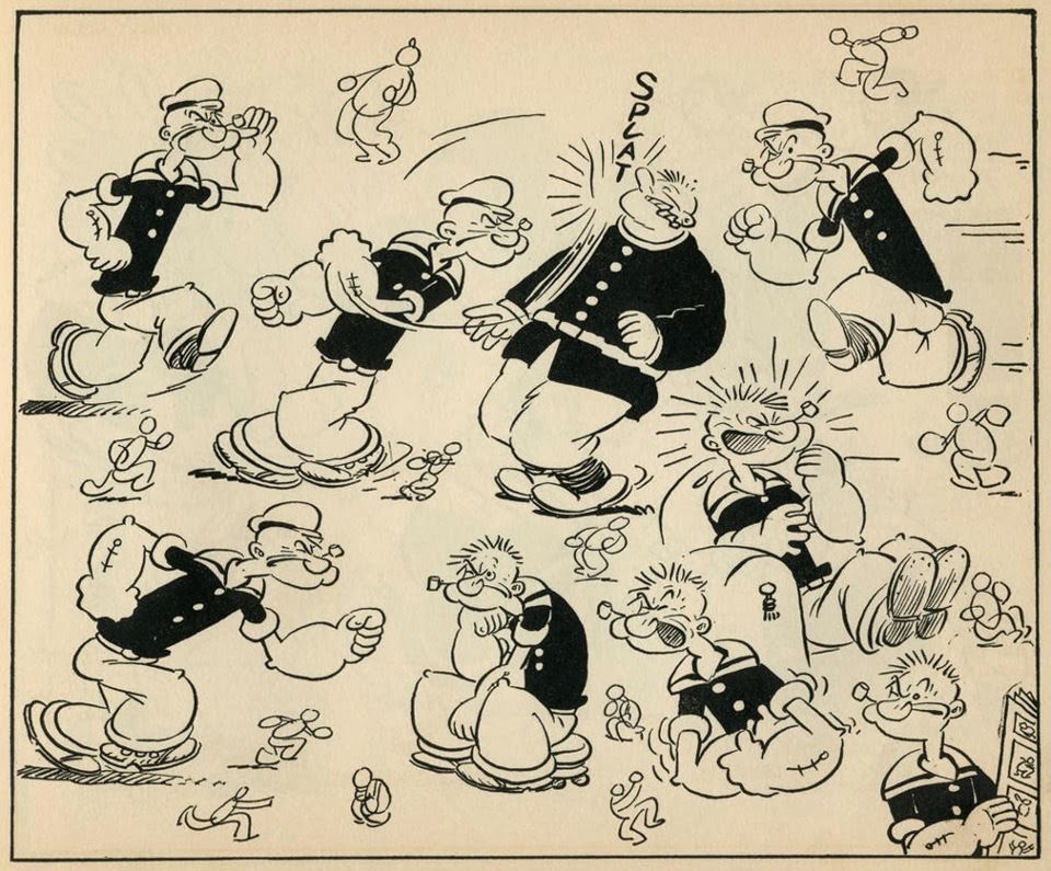 Ominous Octopus Omnibus: POPEYE'S HOW TO DRAW CARTOONS - Joe Musial - 1939