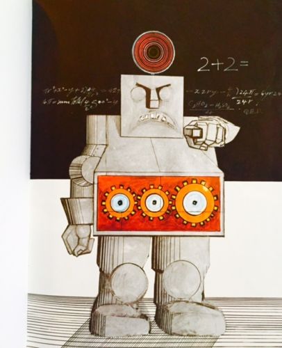 Attempted Bloggery: The Little Red Computer Signed by Ralph Steadman