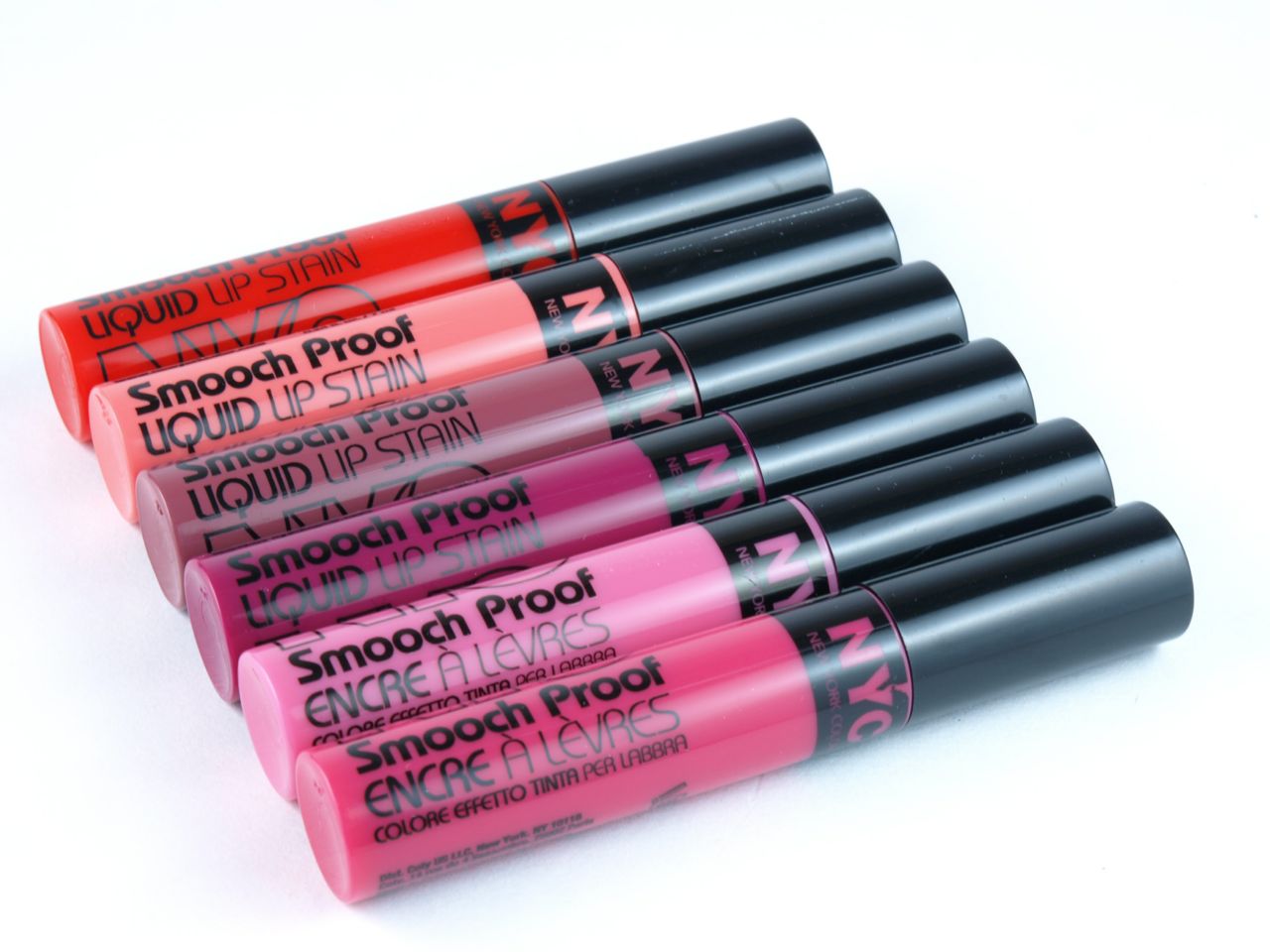 NYC New York Color Smooch Proof Liquid Lip Stain: Review and Swatches ...