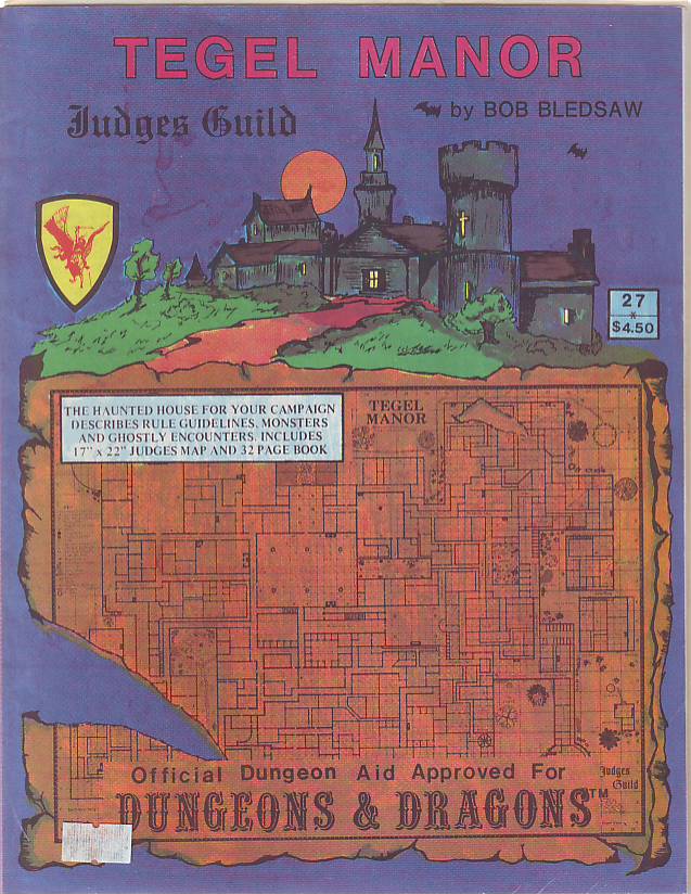 Quag Keep: Judges Guild - Tegel Manor