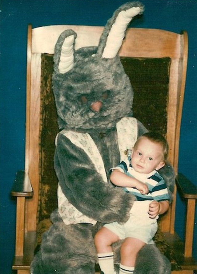 These Creepy and Disturbing Vintage Easter Bunny Photos That Will Make ...