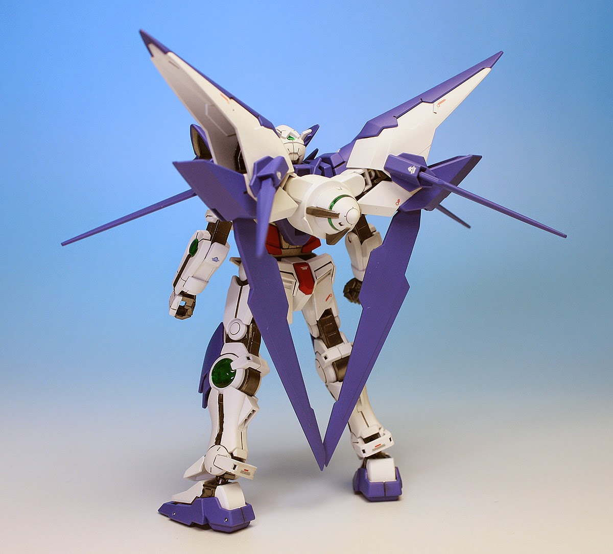 GUNDAM GUY: HGBF 1/144 Gundam Amazing Exia Trans-Am Booster - Painted Build