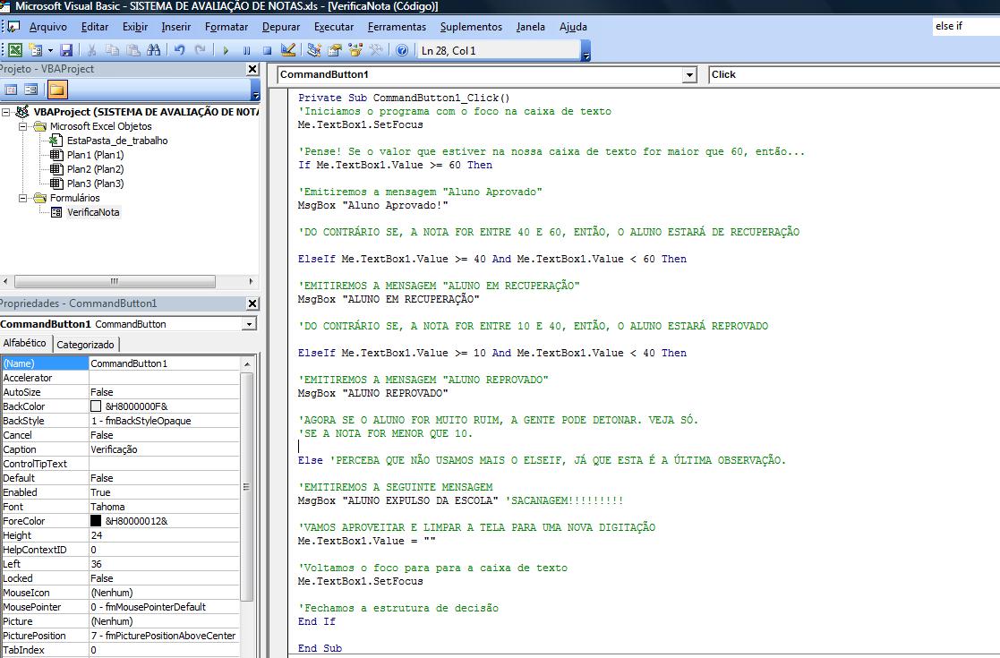 Excel VBA: Curso de Programação - VBA