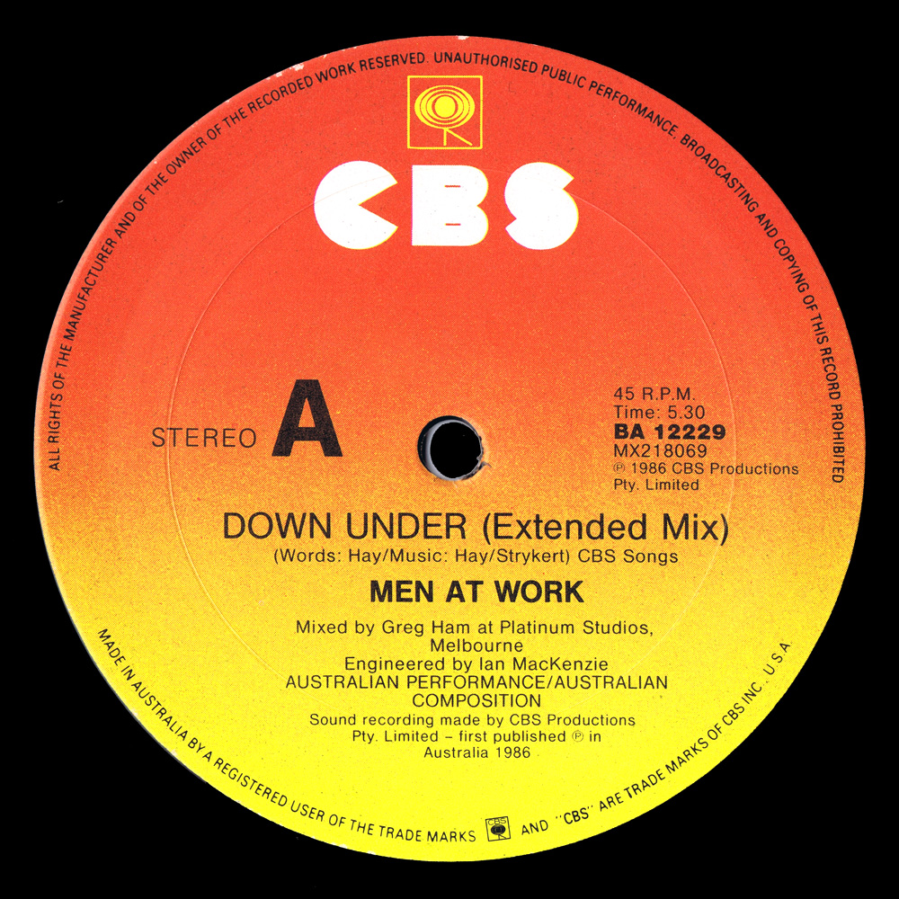 70 80 90: BANDAS MITICAS 70 80 90: MEN AT WORK AUSTRALIA 1979-1986 1996 ...