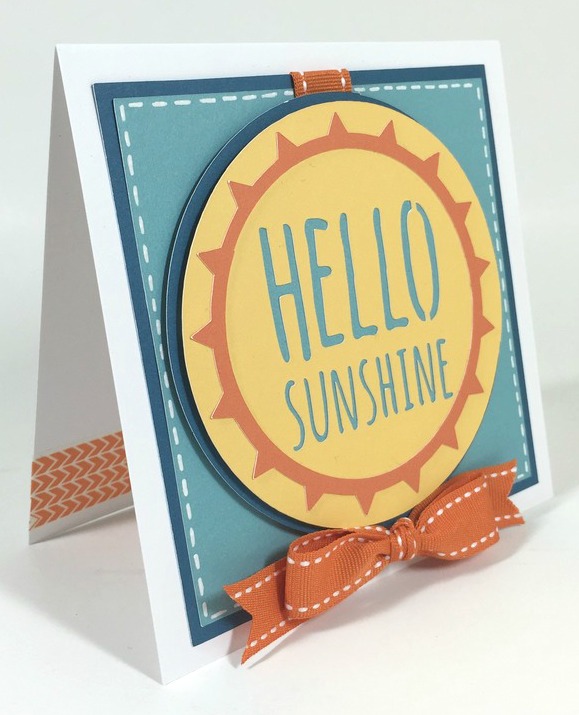 Courtney Lane Designs: Cricut Hello Sunshine card