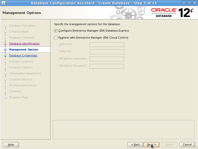 Dharamdba Configuration Of Oracle Enterprise Manager Database Express In 12c