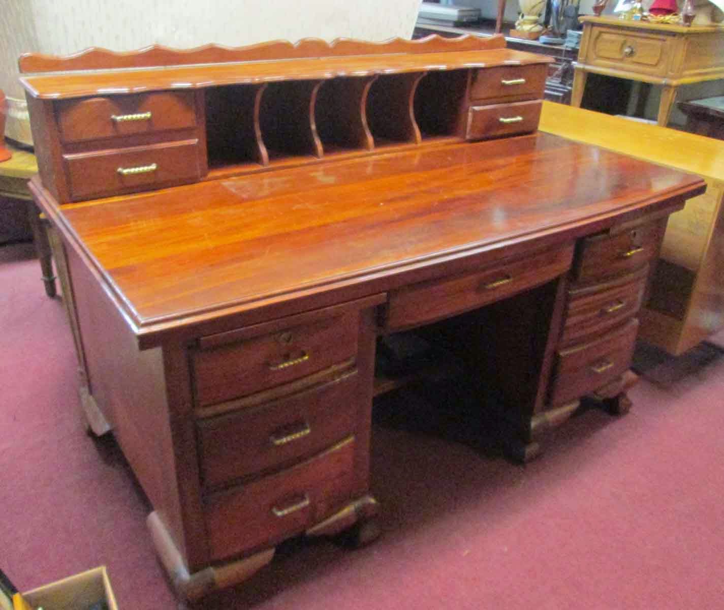 UHURU FURNITURE & COLLECTIBLES: SOLD Banker's Desk - $85