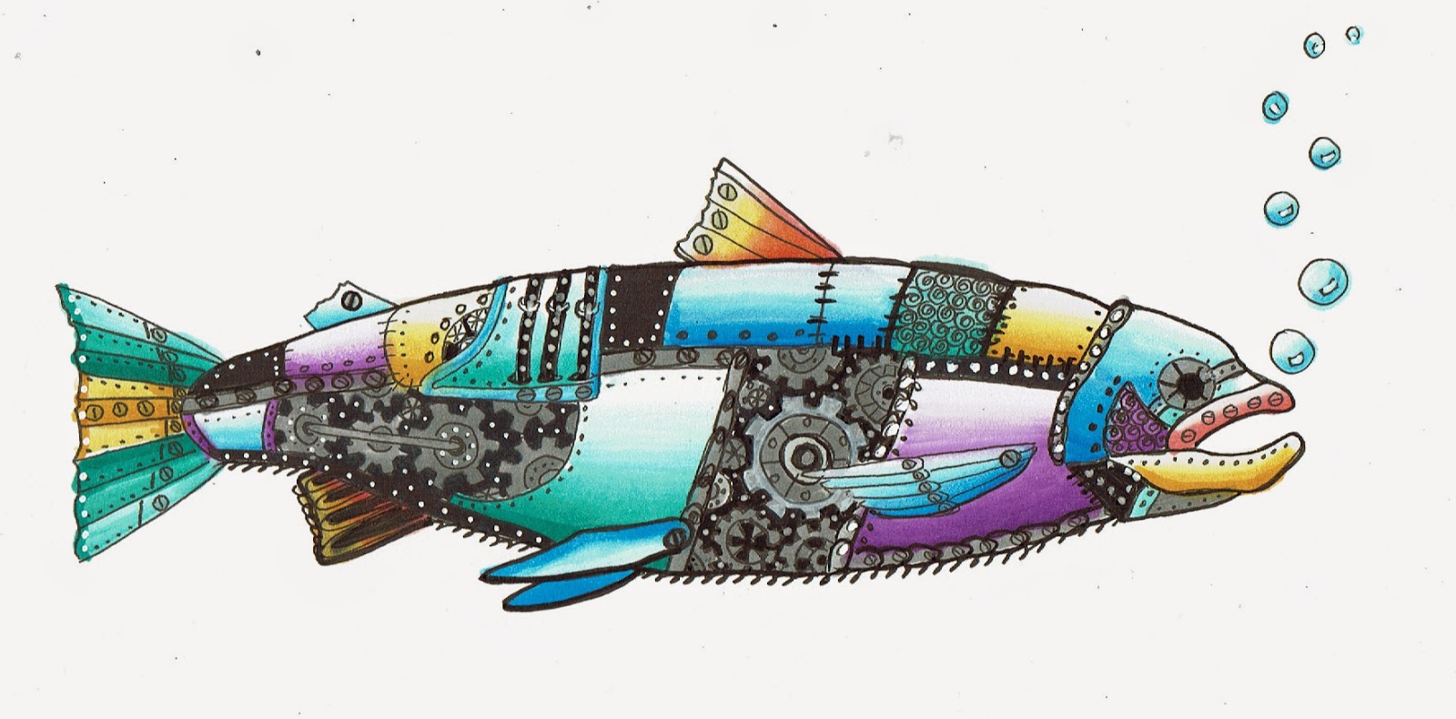 dinfantasi.no: En drodlet glad laks